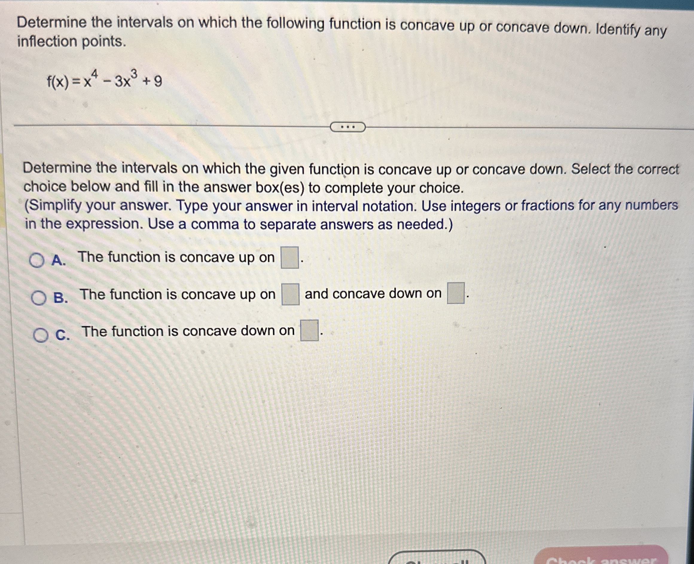 Solved Determine the intervals on which the following | Chegg.com
