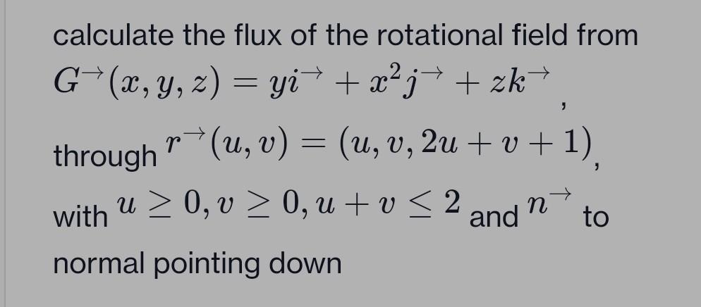 Solved calculate the flux of the rotational field from | Chegg.com