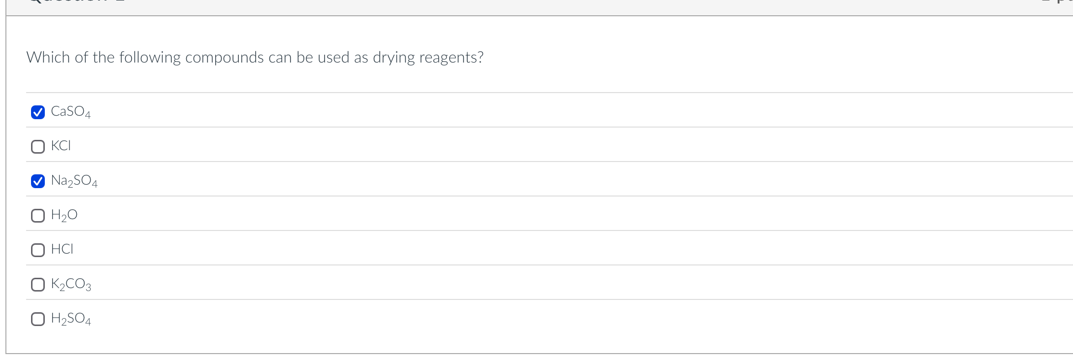 Solved Which of the following compounds can be used as | Chegg.com