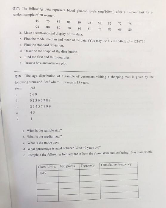 Solved Please solve these questions, I need to explain the | Chegg.com