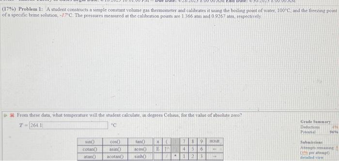 Solved (17\%) Problem 1: A student constructs a simple | Chegg.com