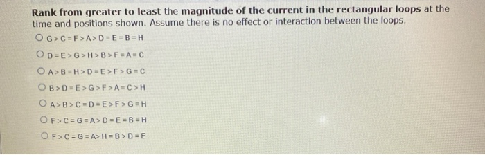 Solved Eight identical rectangular wire loops are moving to | Chegg.com