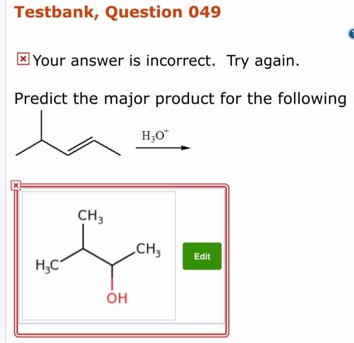 Solved Testbank, Question 049 * Your answer is incorrect. | Chegg.com Solved Testbank, Question 049 * Your answer is incorrect. | Chegg.com
