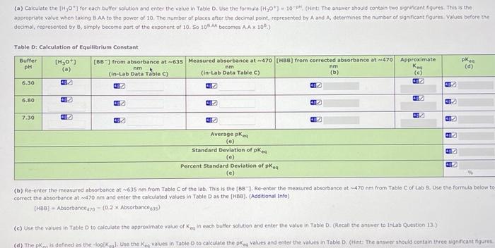 Solved Data Table C: Observations and Measurements for | Chegg.com