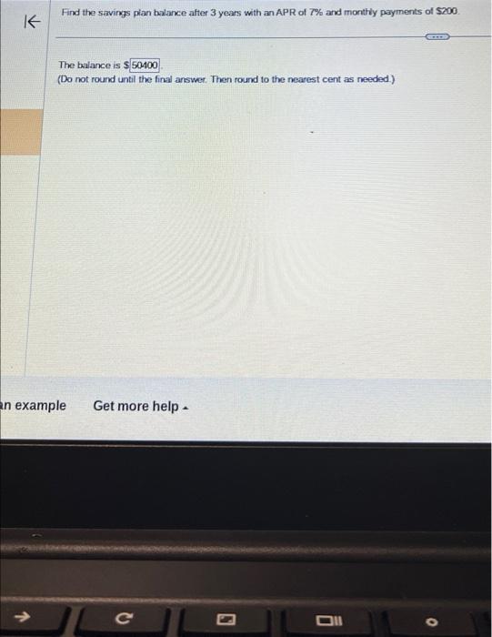 Solved Use the savings plan formula to answer the following | Chegg.com