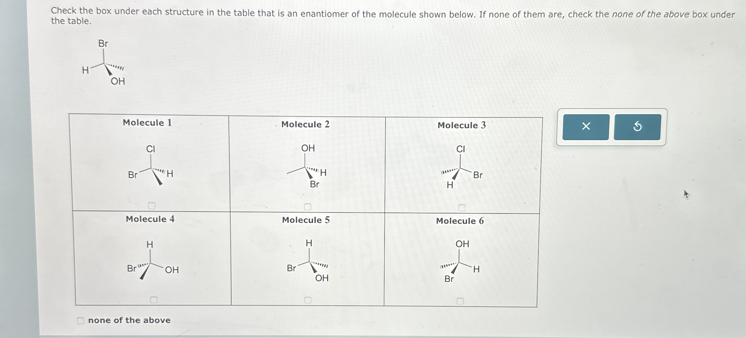 Solved Check the box under each structure in the table that | Chegg.com