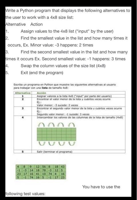 Solved Write a Python program that displays the following | Chegg.com
