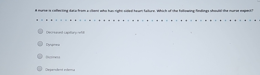 High Quality SOLUTION A nurse is collecting data from a client who has | Chegg.com