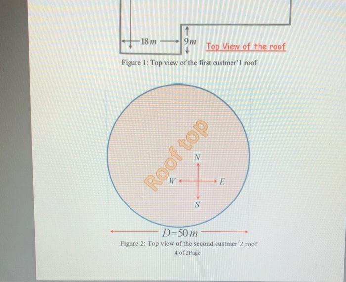 Solved Assignment Q1) Two customers want to construct PV | Chegg.com