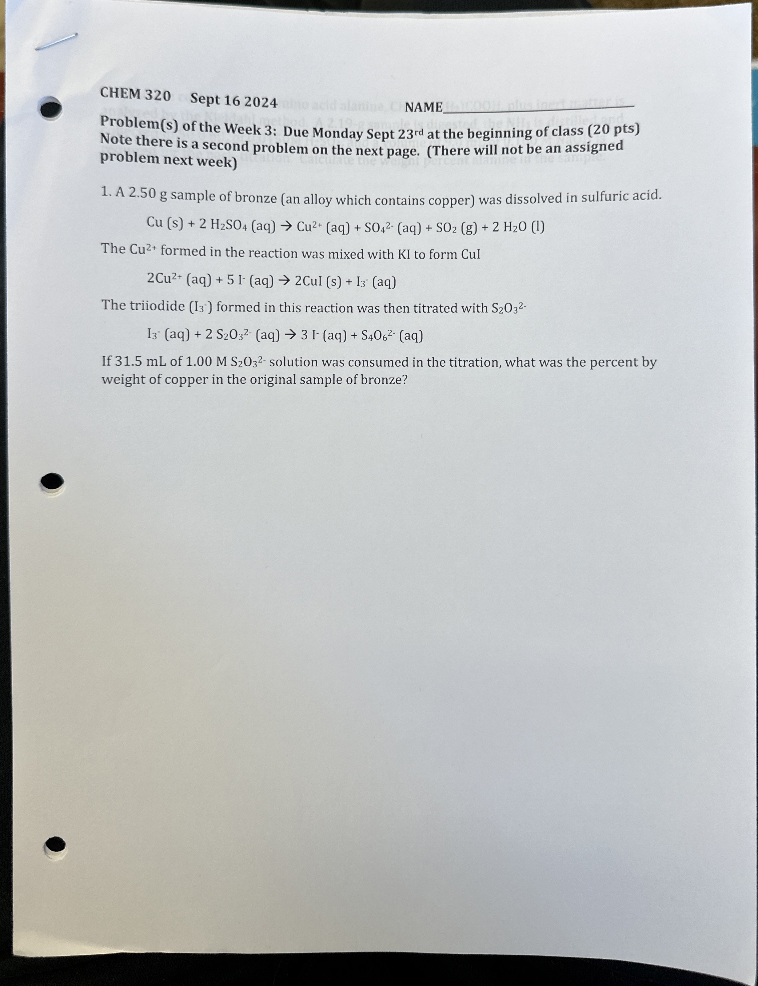 Solved A 2.50 ﻿g sample of bronze (an alloy which contains | Chegg.com