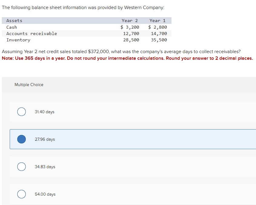 Solved The following balance sheet information was provided | Chegg.com