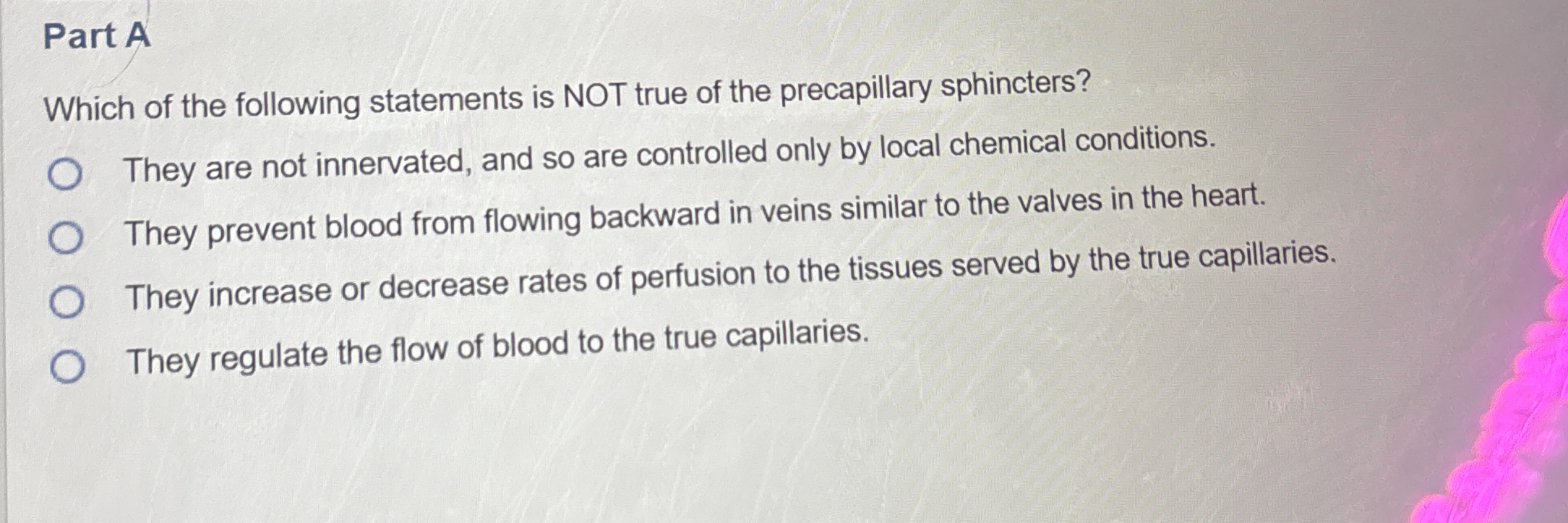 Solved Part AWhich of the following statements is NOT true | Chegg.com