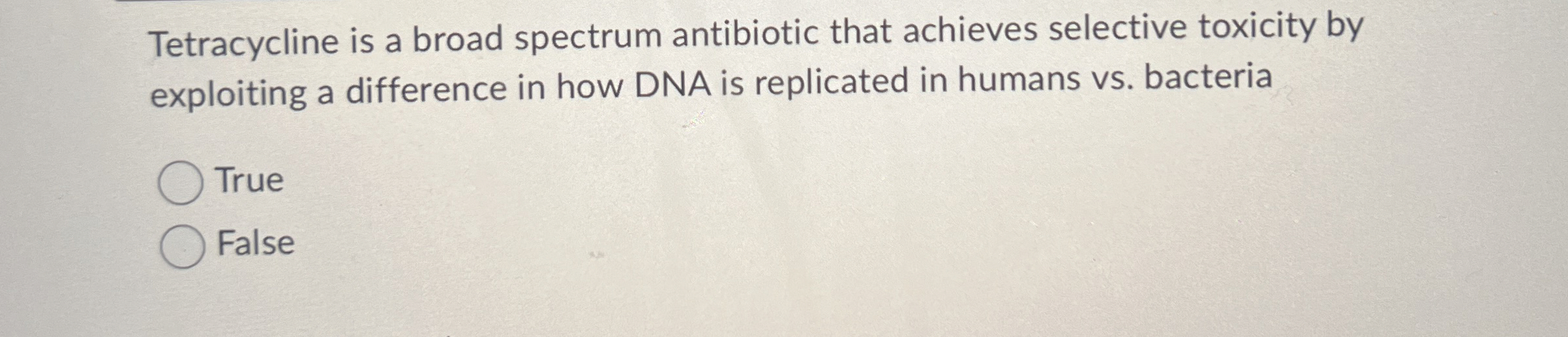 Solved Tetracycline is a broad spectrum antibiotic that | Chegg.com