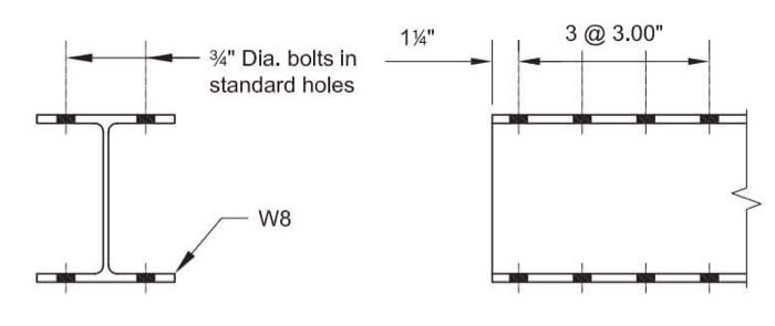 Solved Select an 8-in. W-shape, ASTM A992, to carry a dead | Chegg.com