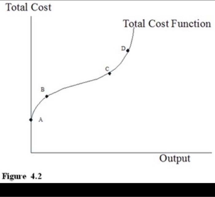 Solved Total Cost Total Cost Function Output Figure 4.2 | Chegg.com