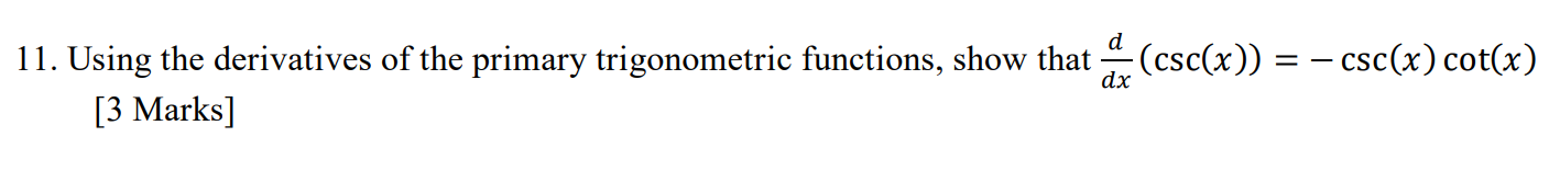 Solved Please help solve this Using the derivatives of the | Chegg.com