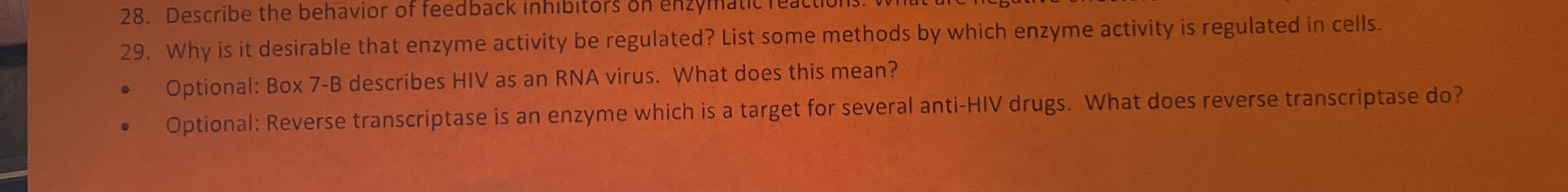 Solved Why is it desirable that enzyme activity be | Chegg.com