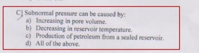 Solved D] Porosity can be measured: a) Directly from core | Chegg.com