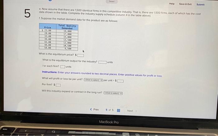 Solved Chapter 10 Homework Help Save & Exit Submit Assume | Chegg.com