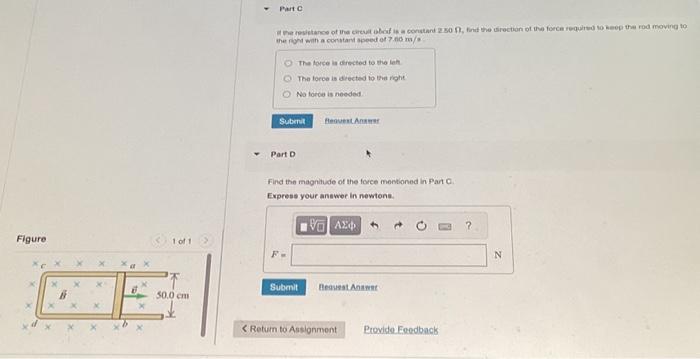 Solved Express your answer in veirs. Parto In what direction | Chegg.com