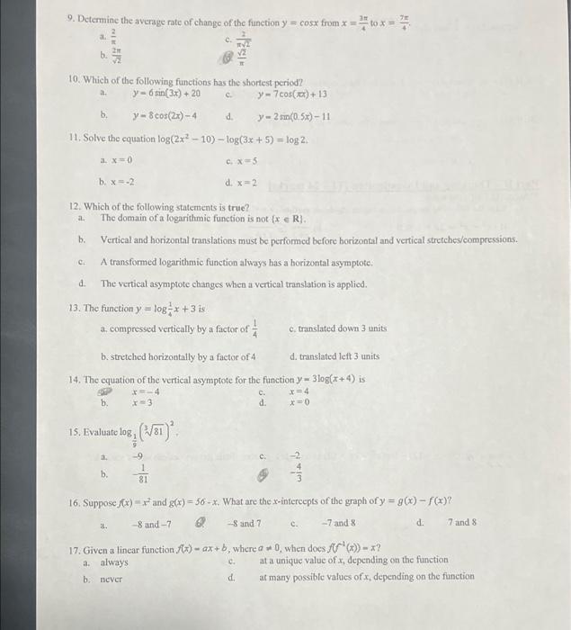 Solved y−4=(10)+20 ai y=7im(e)+11y=1+2{4x}=4 4. J=20intx+14 | Chegg.com