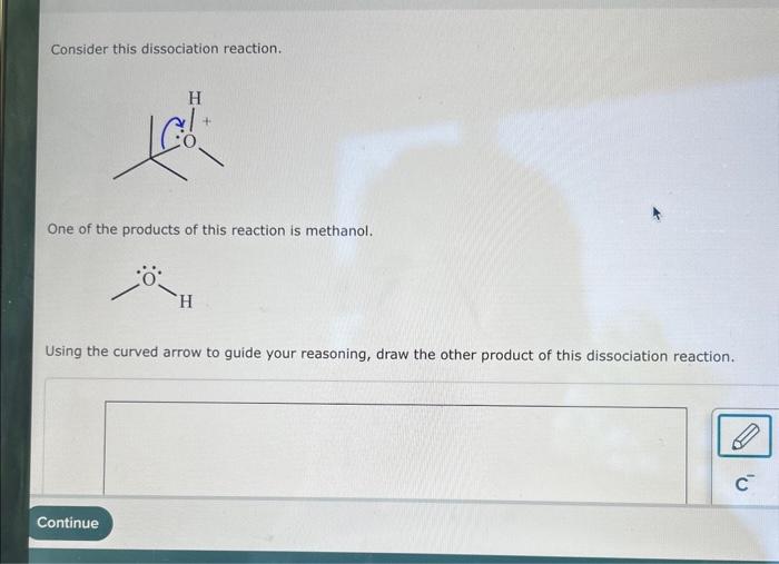 Solved Consider this dissociation reaction. One of the | Chegg.com