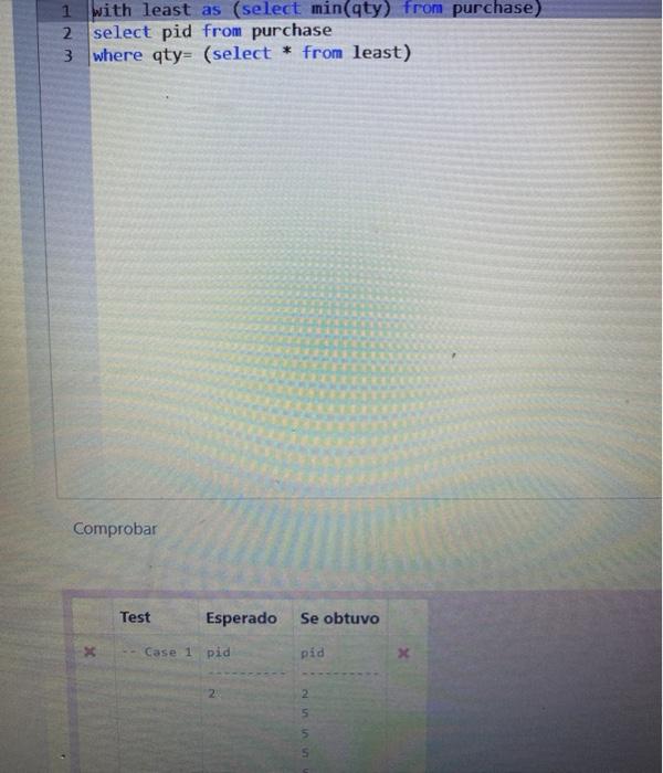 Solved Consider the following sqlite tables: parts (pid | Chegg.com