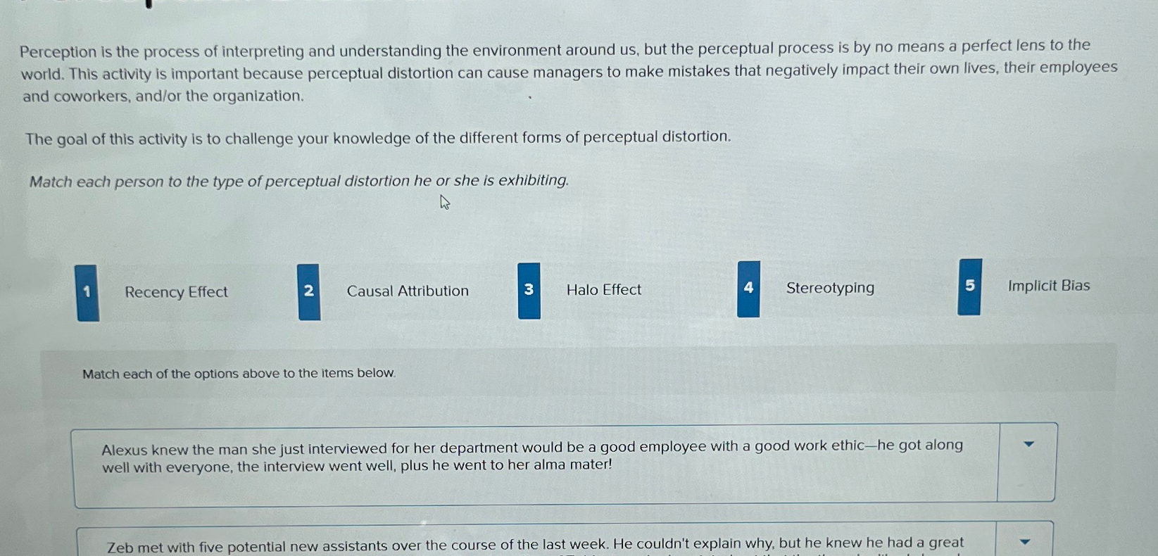 Solved Perception is the process of interpreting and | Chegg.com