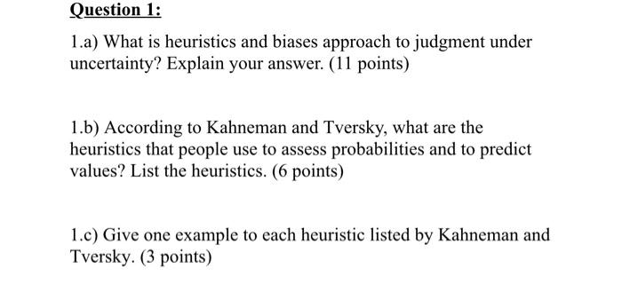 Solved Question 2: Recall the Linda problem by Kahneman and | Chegg.com