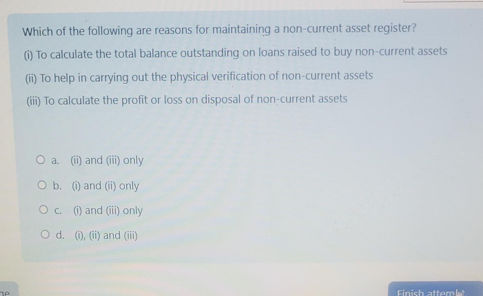 Solved Which of the following are reasons for maintaining a | Chegg.com