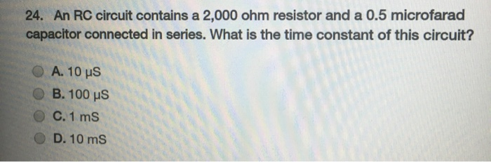 Solved 22. A circuit contains a 2 microfarads and 6 | Chegg.com