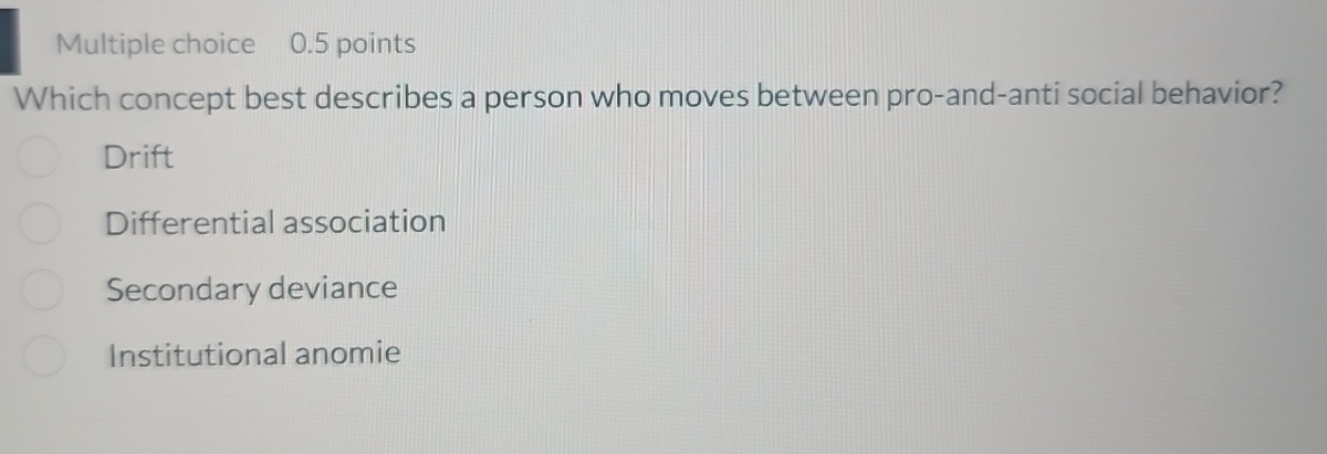 Solved Multiple choice 0.5 ﻿pointsWhich concept best | Chegg.com