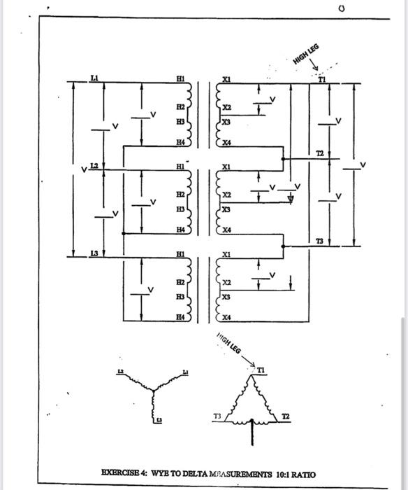 Solved Calculate all voltages on the following transformer | Chegg.com