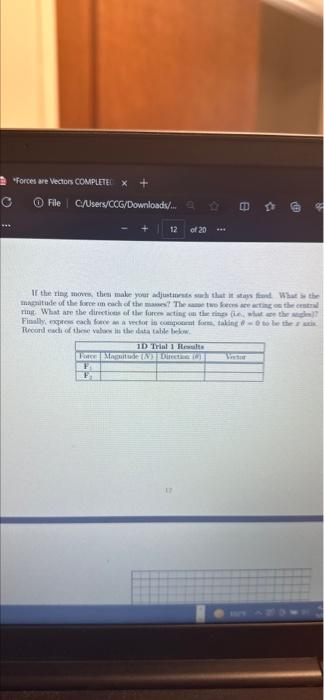 Solved OF C *Forces are Vectors COMPLETED X + File | Chegg.com