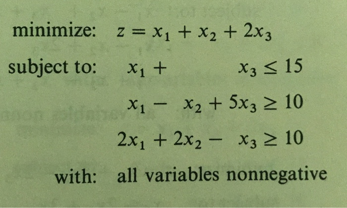 Solved linear programming:use the revised simplex method to | Chegg.com