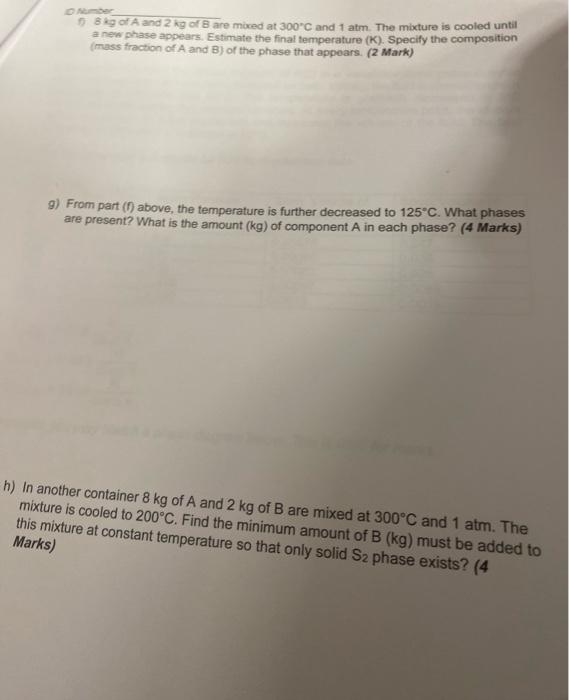 Solved PART B (15 marks) The phase diagram provided | Chegg.com