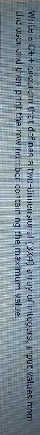 Solved Write a C++ program that defines a two-dimensional | Chegg.com