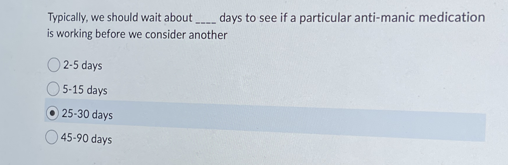 High Quality SOLUTION Typically, we should wait about q, ﻿days to see if a | Chegg.com