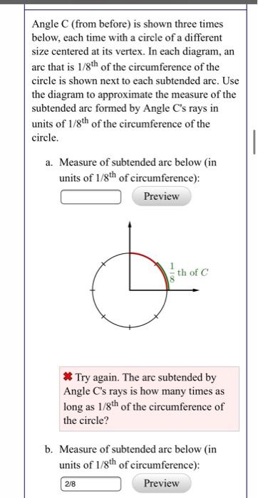 Solved Angle C (from before) is shown three times below, | Chegg.com