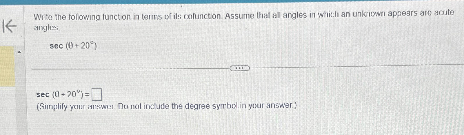 Solved Write The Following Function In Terms Of Its
