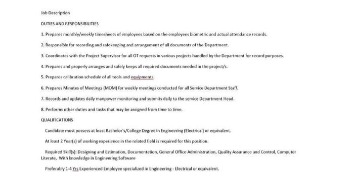 Solved Case: Positions for cadet electrical engineers are | Chegg.com