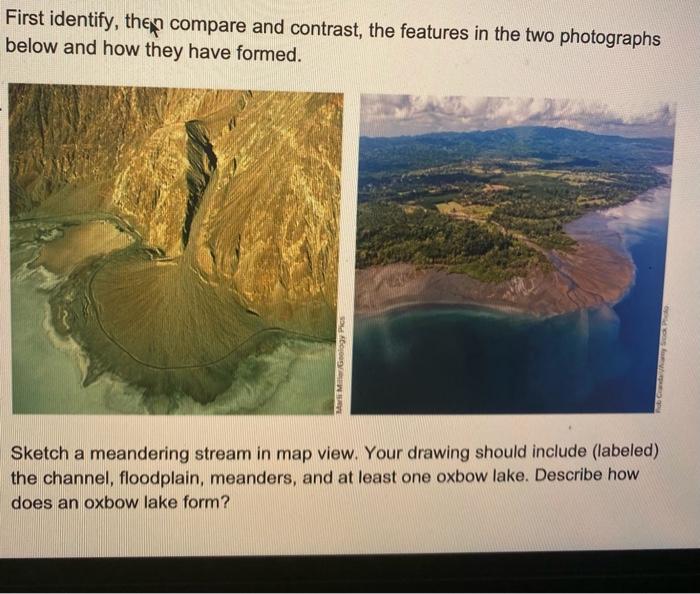 Solved First identify, then compare and contrast, the | Chegg.com