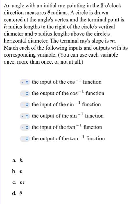 Solved An angle with an initial ray pointing in the 3 | Chegg.com