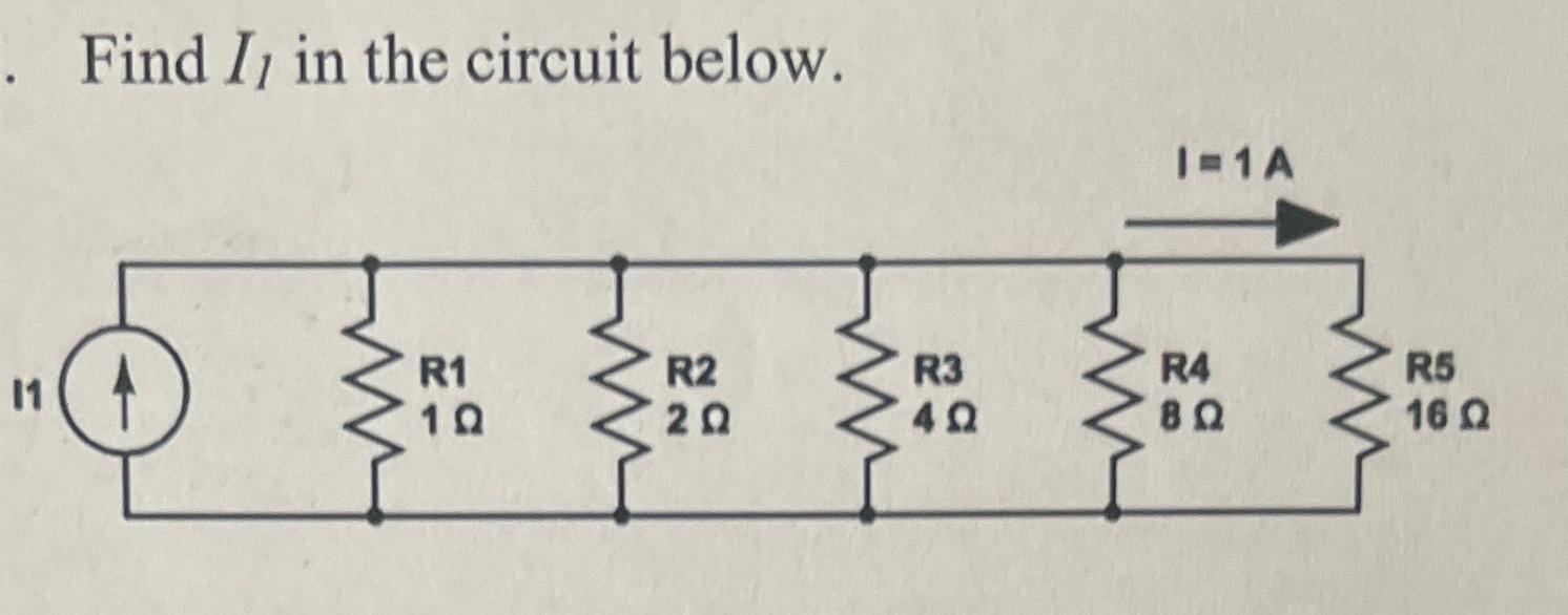 Solved Find Il ﻿in the circuit below. | Chegg.com