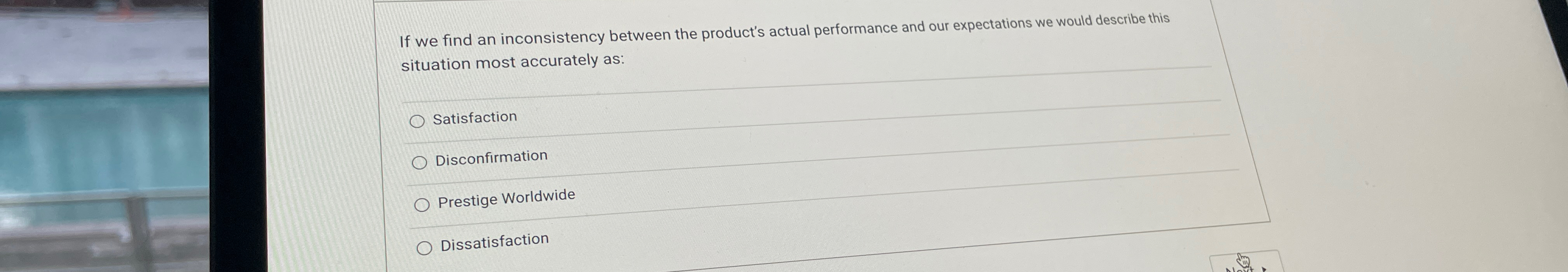 Solved If we find an inconsistency between the product's | Chegg.com