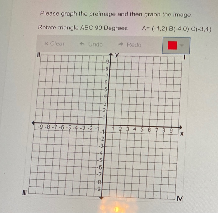 Solved Please graph the preimage and then graph the image. | Chegg.com