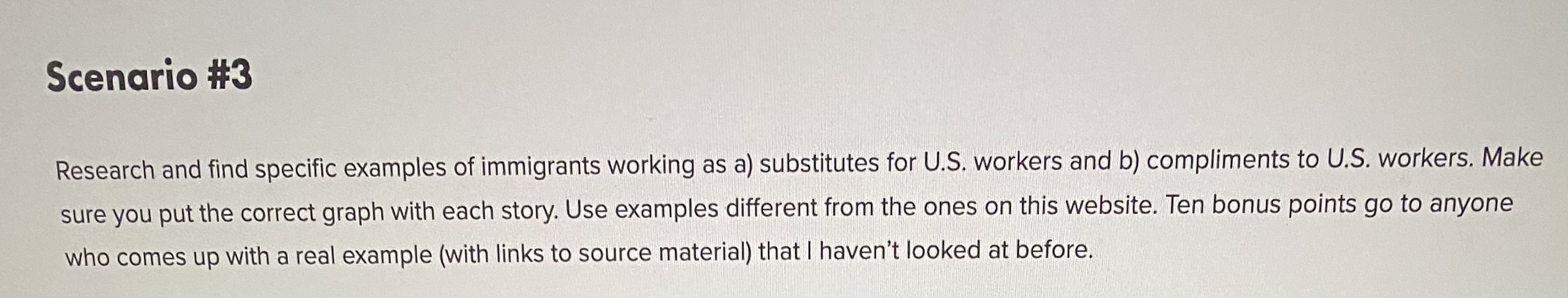 Solved Scenario #3Research and find specific examples of | Chegg.com