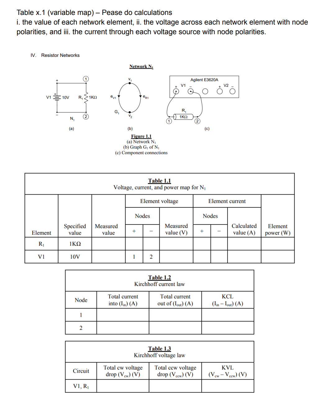 Solved Table x. 1 (variable map) - ﻿Pease do calculations | Chegg.com
