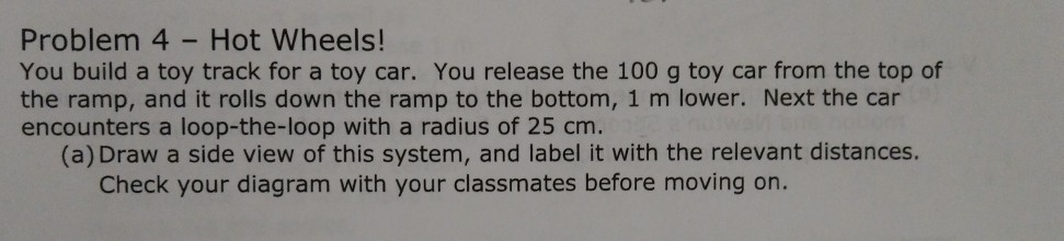 Solved (b) List all of the forces acting on the car as it | Chegg.com