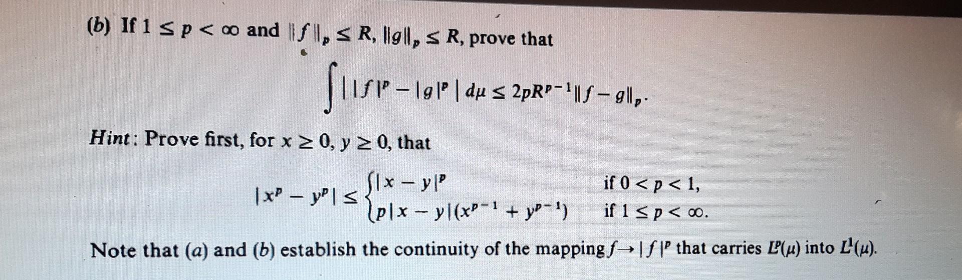 Solved 8. Suppose u is a positive measure, f e L(u), g e | Chegg.com